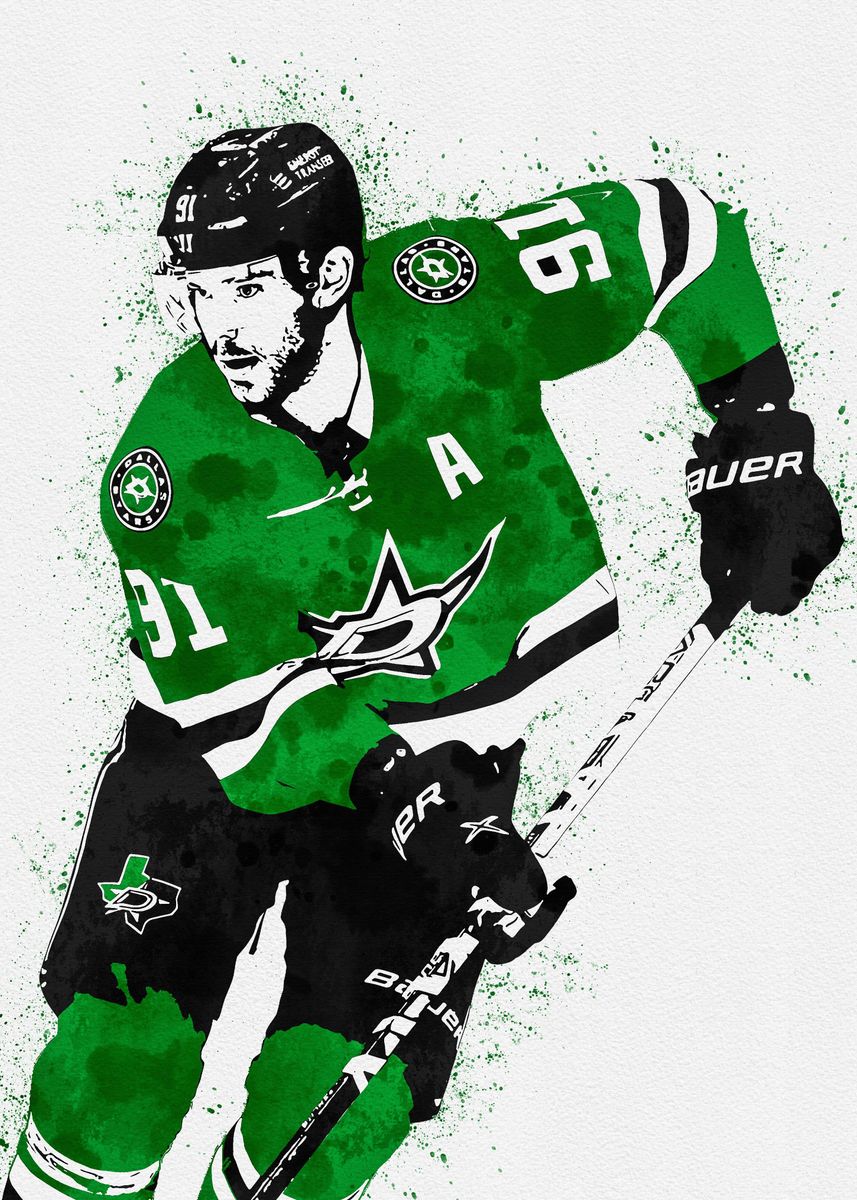 'Tyler Seguin Painting' Poster, picture, metal print, paint by Phan Van ...