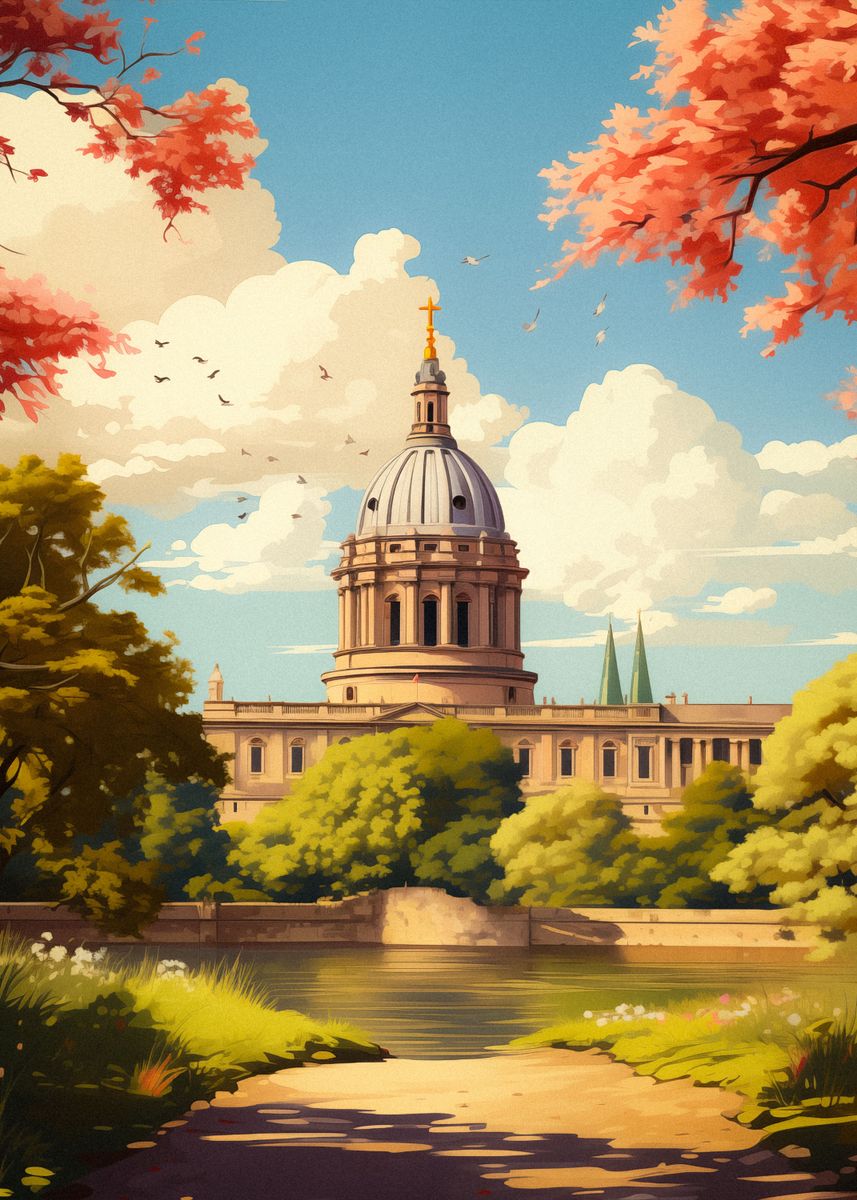 'The Oxford View' Poster, picture, metal print, paint by Taudalpoi ...