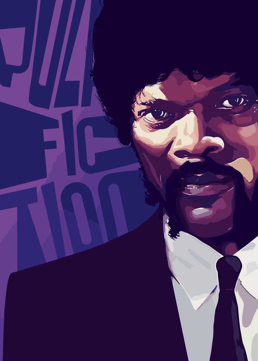'Pulp fiction Poster' Poster, picture, metal print, paint by Stony ...