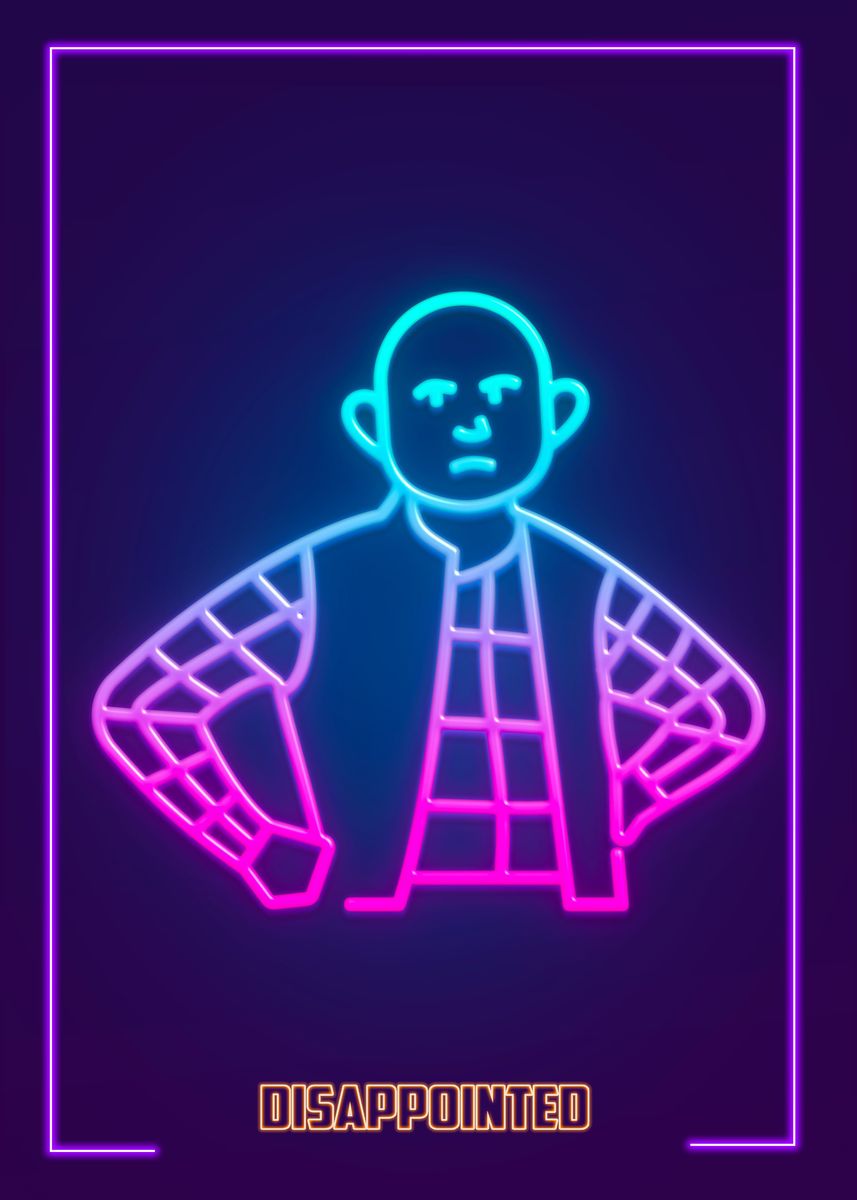 'Disappointed' Poster, picture, metal print, paint by Trending ...