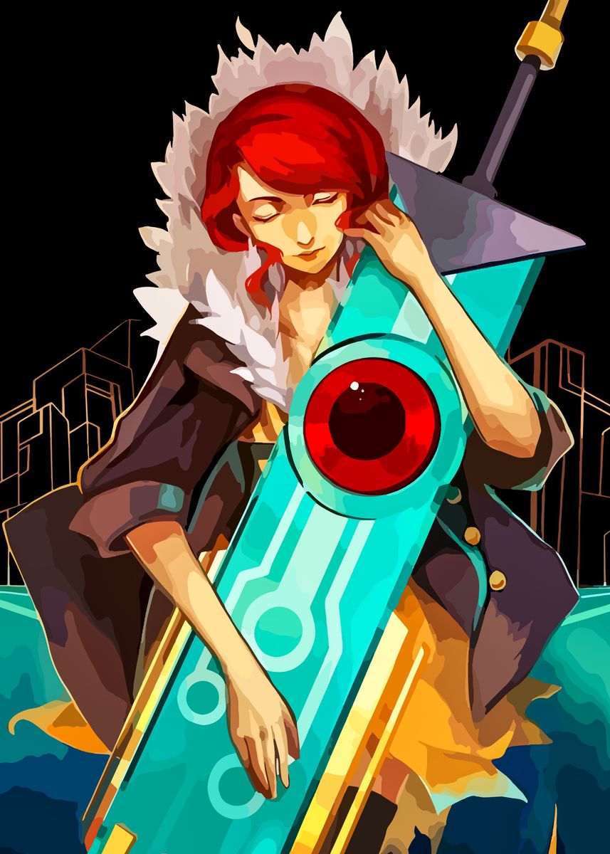 'Transistor' Poster, picture, metal print, paint by V Styler | Displate