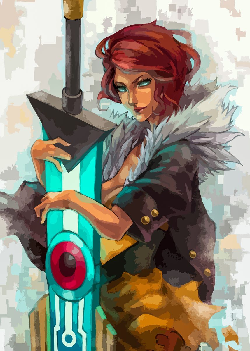 'Transistor' Poster, picture, metal print, paint by V Styler | Displate