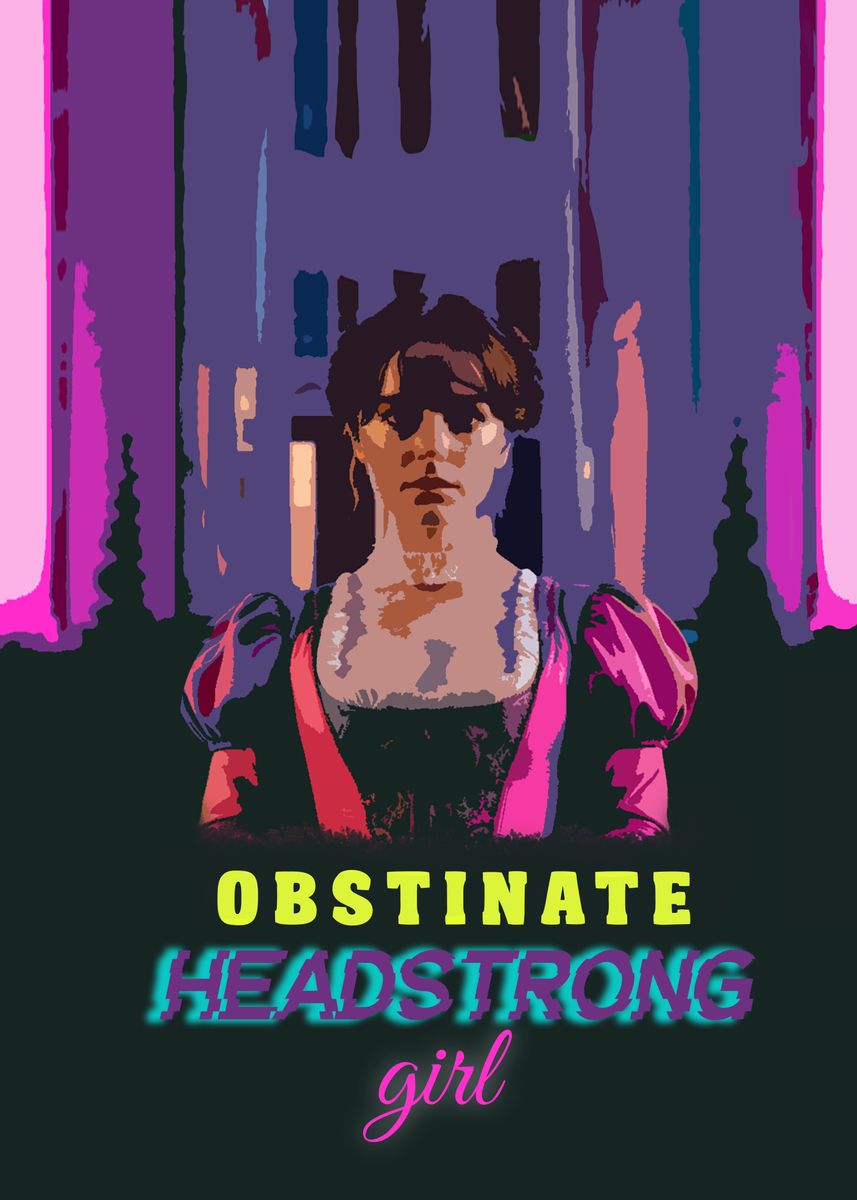 'Cyberpunk Obstinate Girl' Poster, picture, metal print, paint by Tanjica Art | Displate