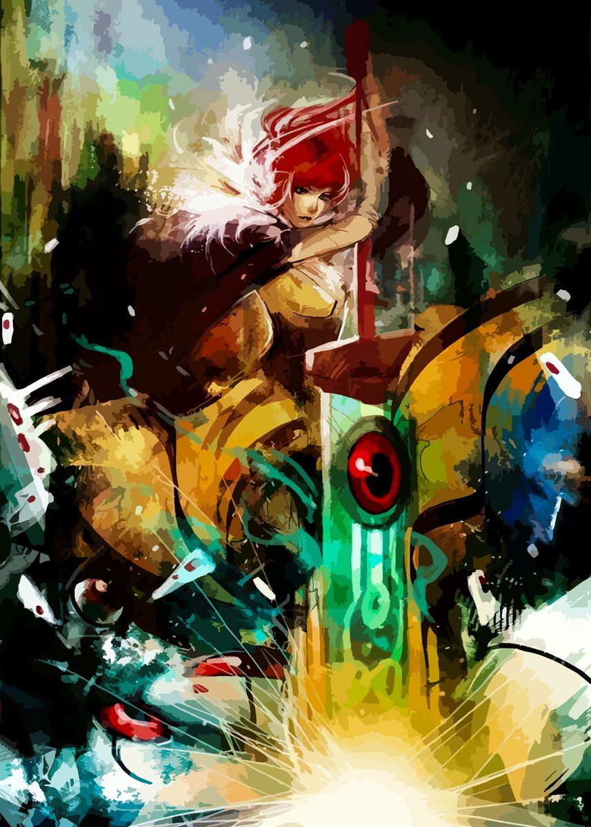 'Transistor' Poster, picture, metal print, paint by V Styler | Displate