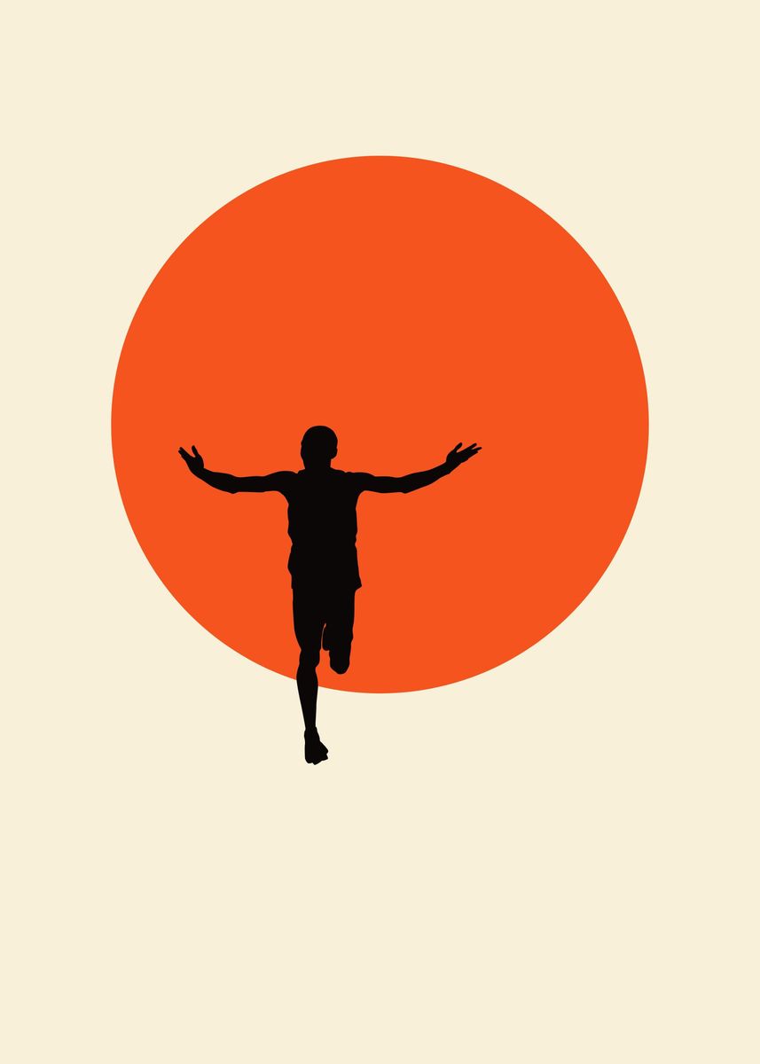 'Running Into The Sun' Poster, picture, metal print, paint by Beata ...