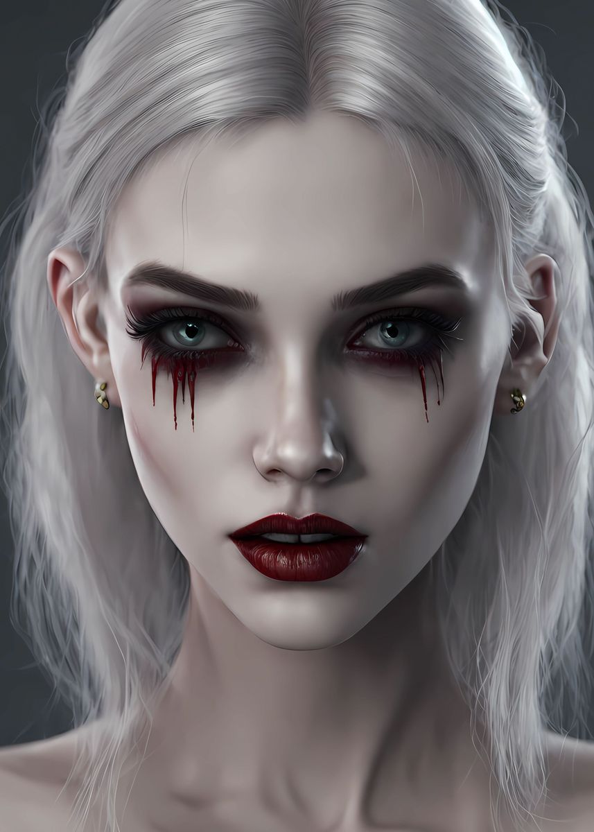 'Cry' Poster, picture, metal print, paint by Oleksandr Kovalov | Displate