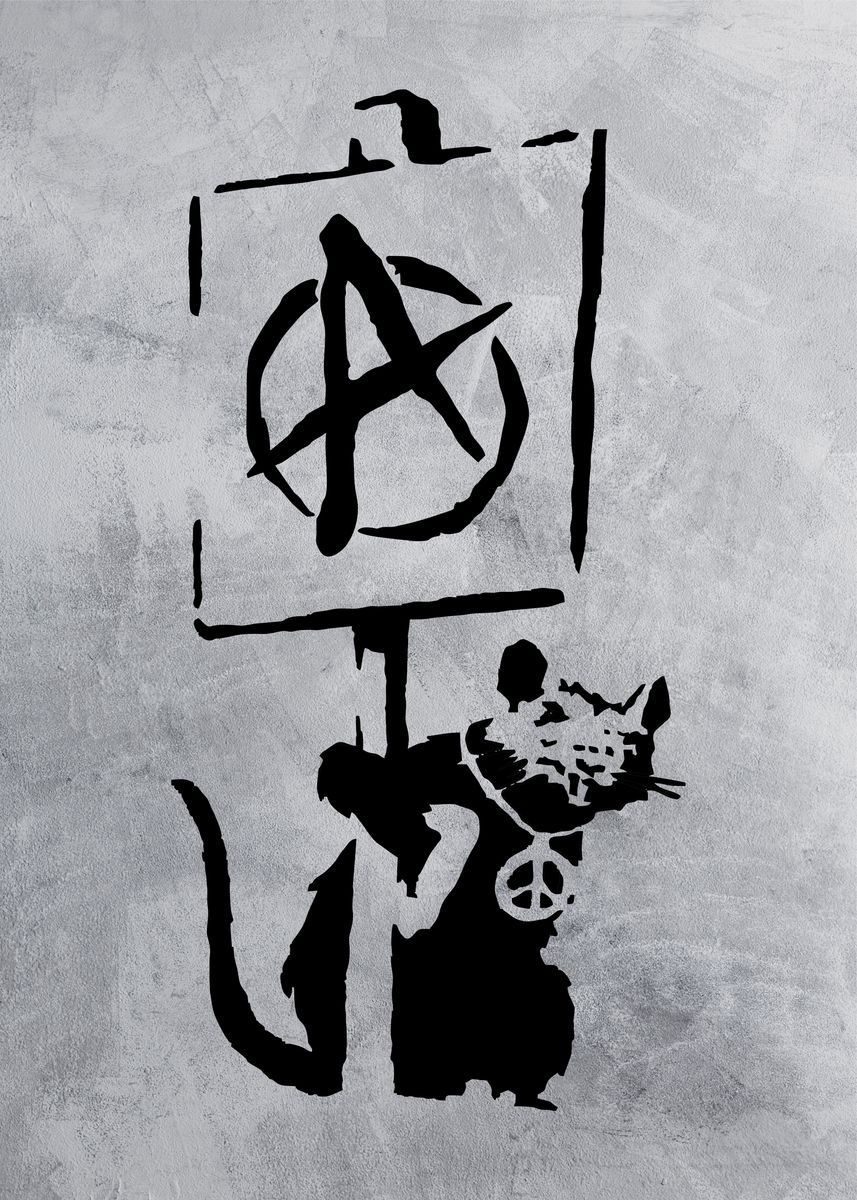 'anarchy' Poster, picture, metal print, paint by Bestselling cool ...