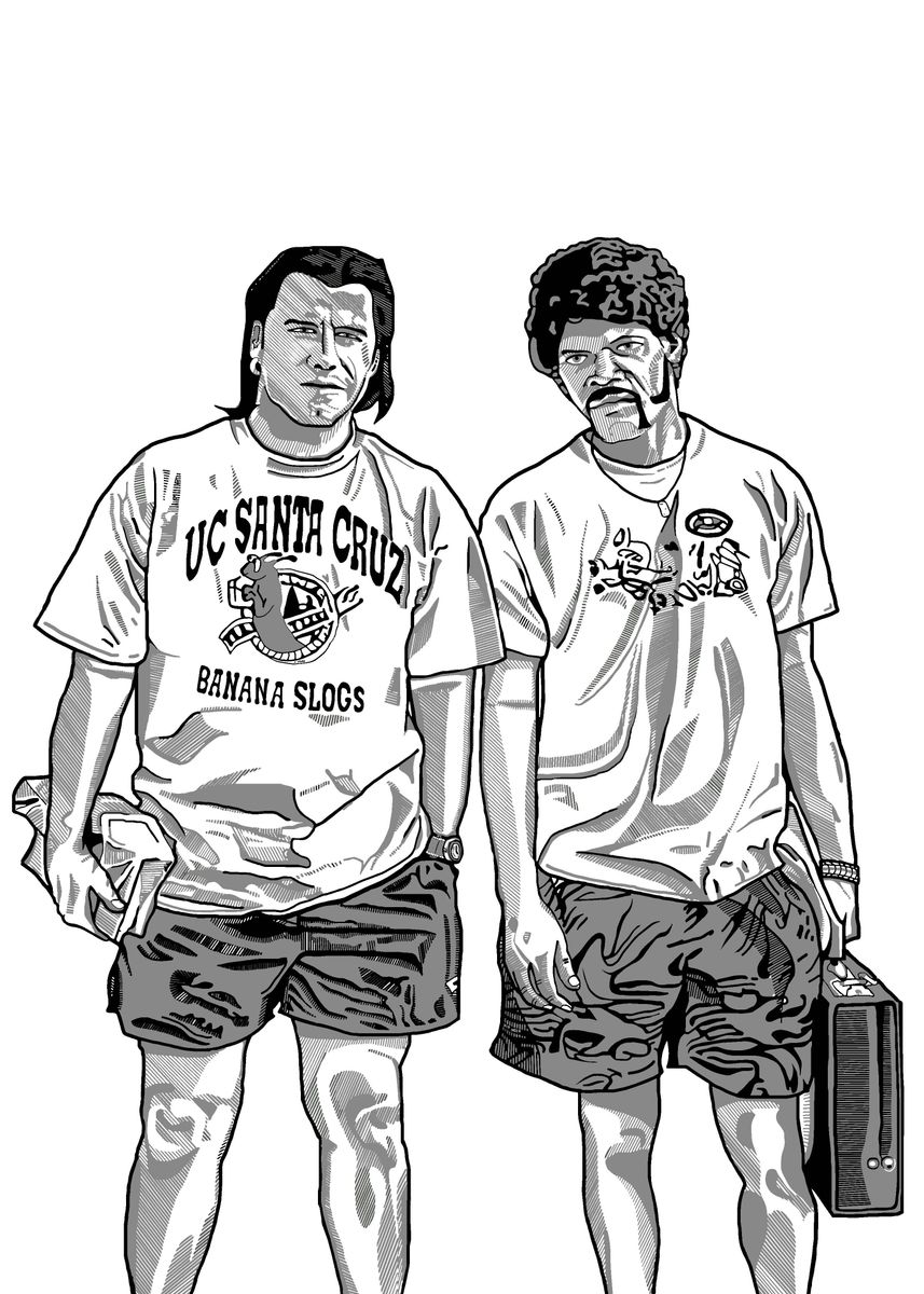 'Pulp Fiction Movie' Poster, picture, metal print, paint by ...