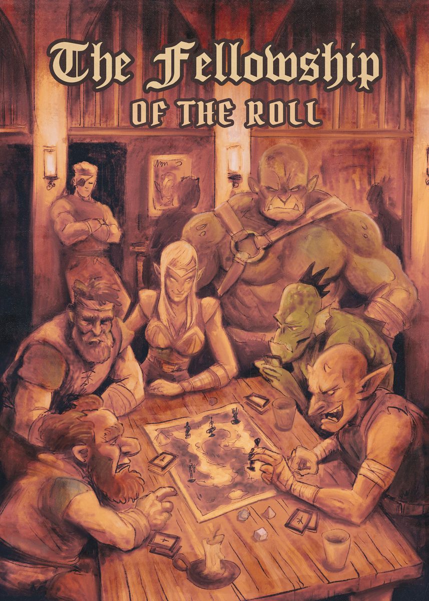 'Fantasy Role Playing' Poster, picture, metal print, paint by Cool ...