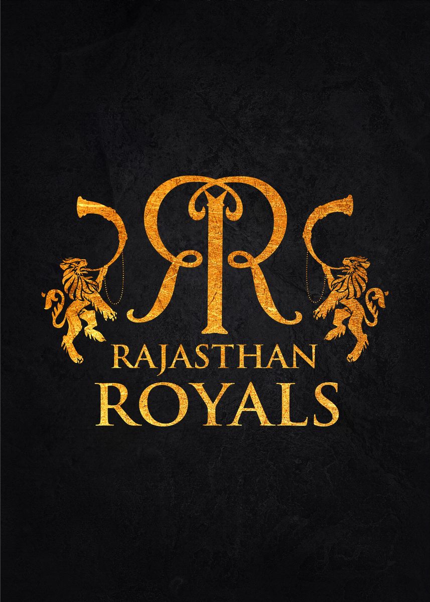 'Rajasthan Royals golden' Poster, picture, metal print, paint by Elvira ...