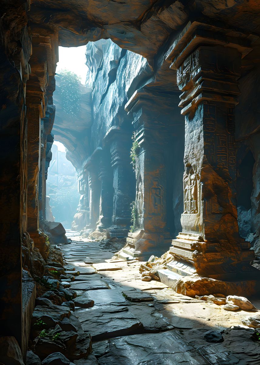 'Majestic Depths' Poster, picture, metal print, paint by David ...