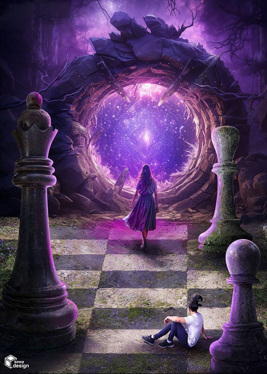 'Magic Ches No1 Remaster' Poster, picture, metal print, paint by Kevin ...