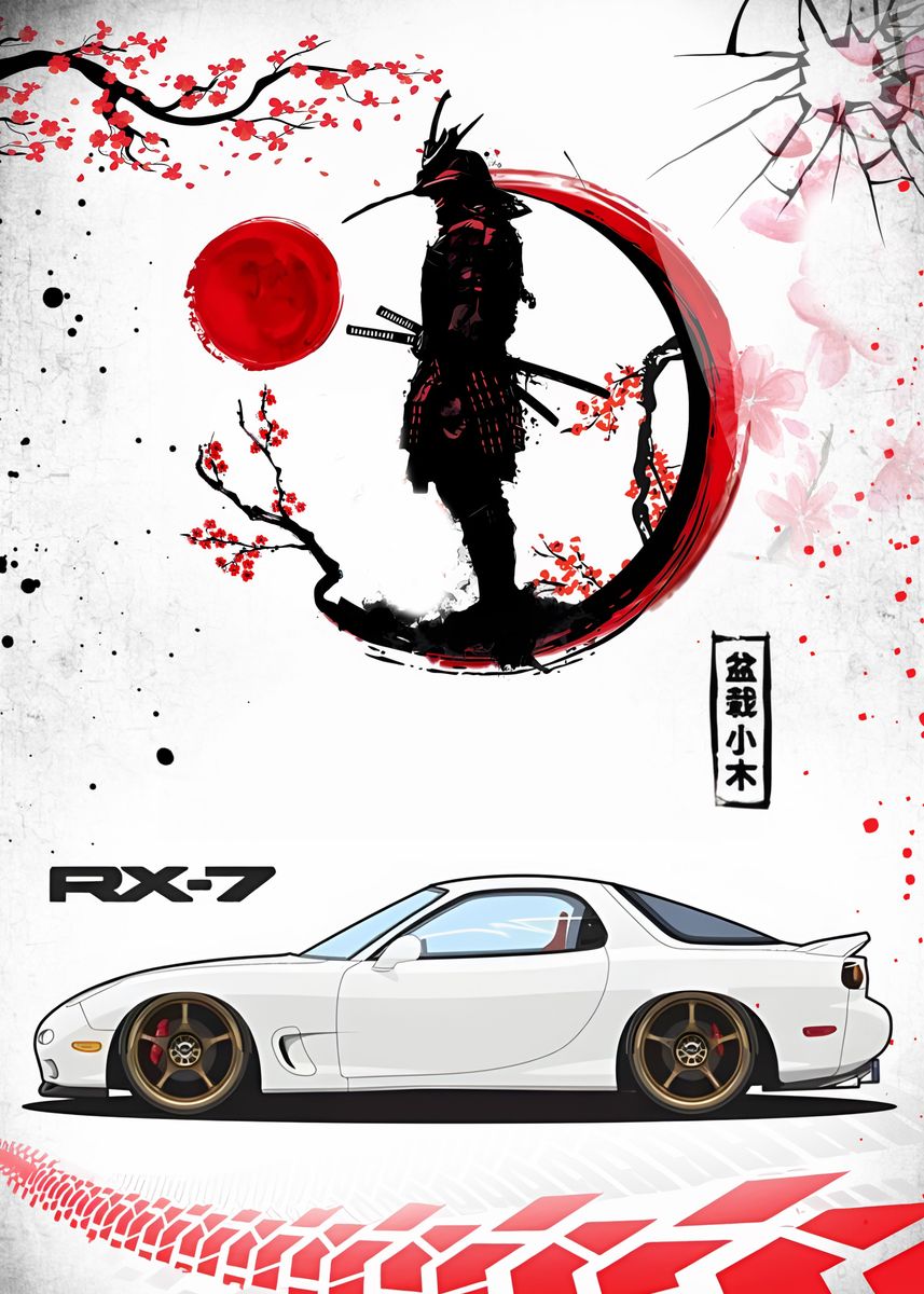 'Mazda cars ' Poster, picture, metal print, paint by ALEX SHINDER ...