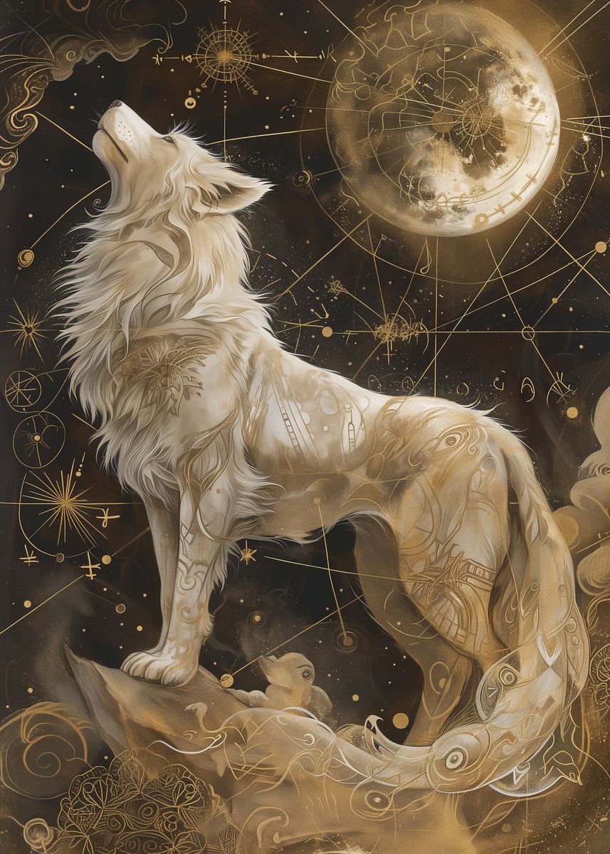 'Stellar Horoscope' Poster, picture, metal print, paint by Davia ...