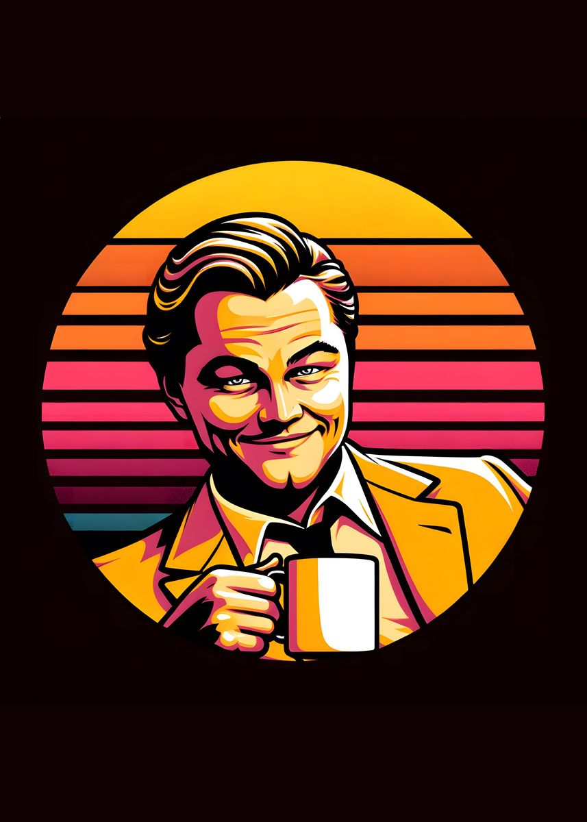 'Cheers Meme' Poster, picture, metal print, paint by Toko Diwan | Displate