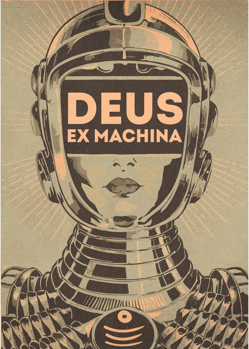 'Deus Ex Machina Latin Gods' Poster, picture, metal print, paint by ...