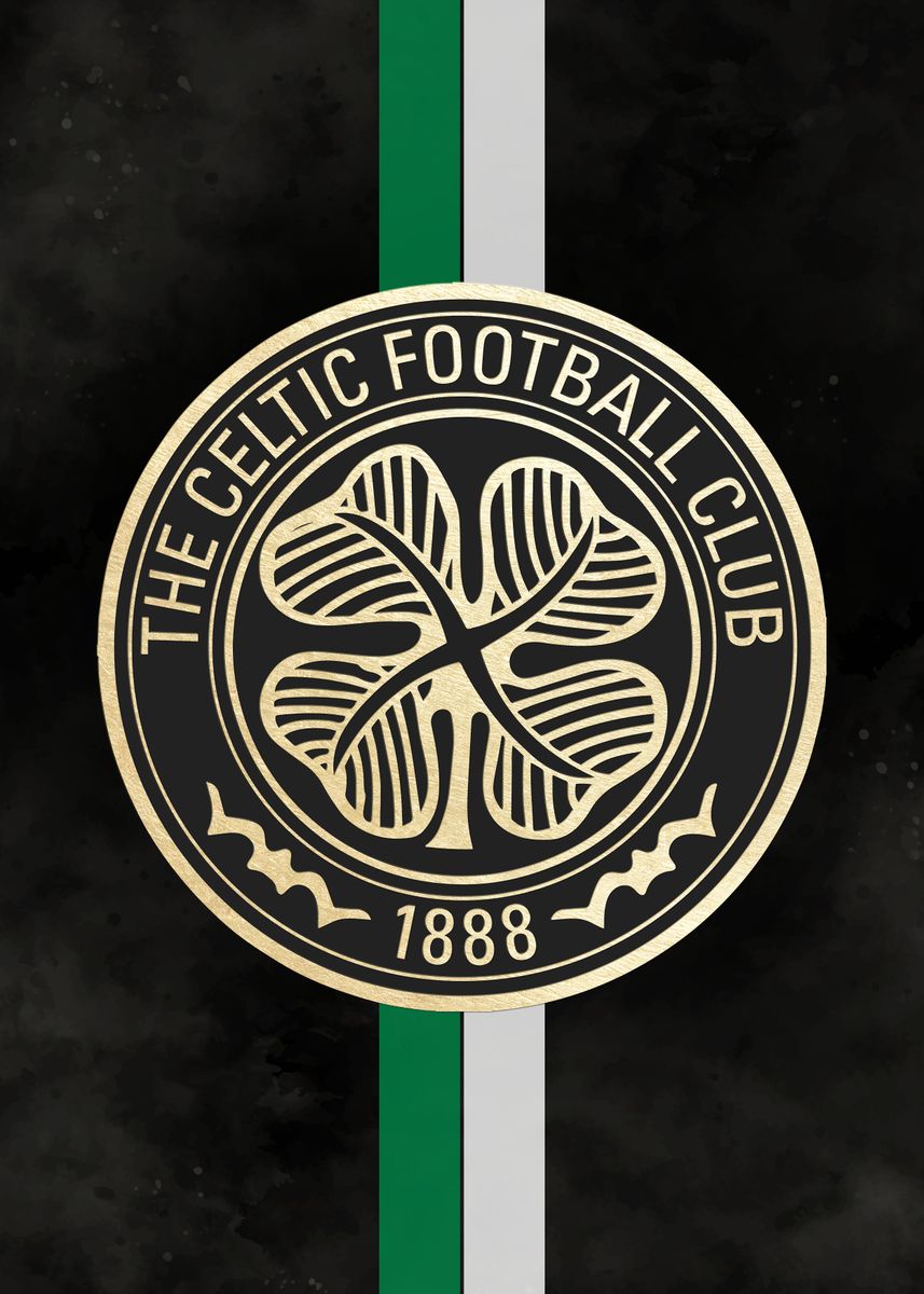 'Celtic FC' Poster, picture, metal print, paint by Luke Vassel | Displate
