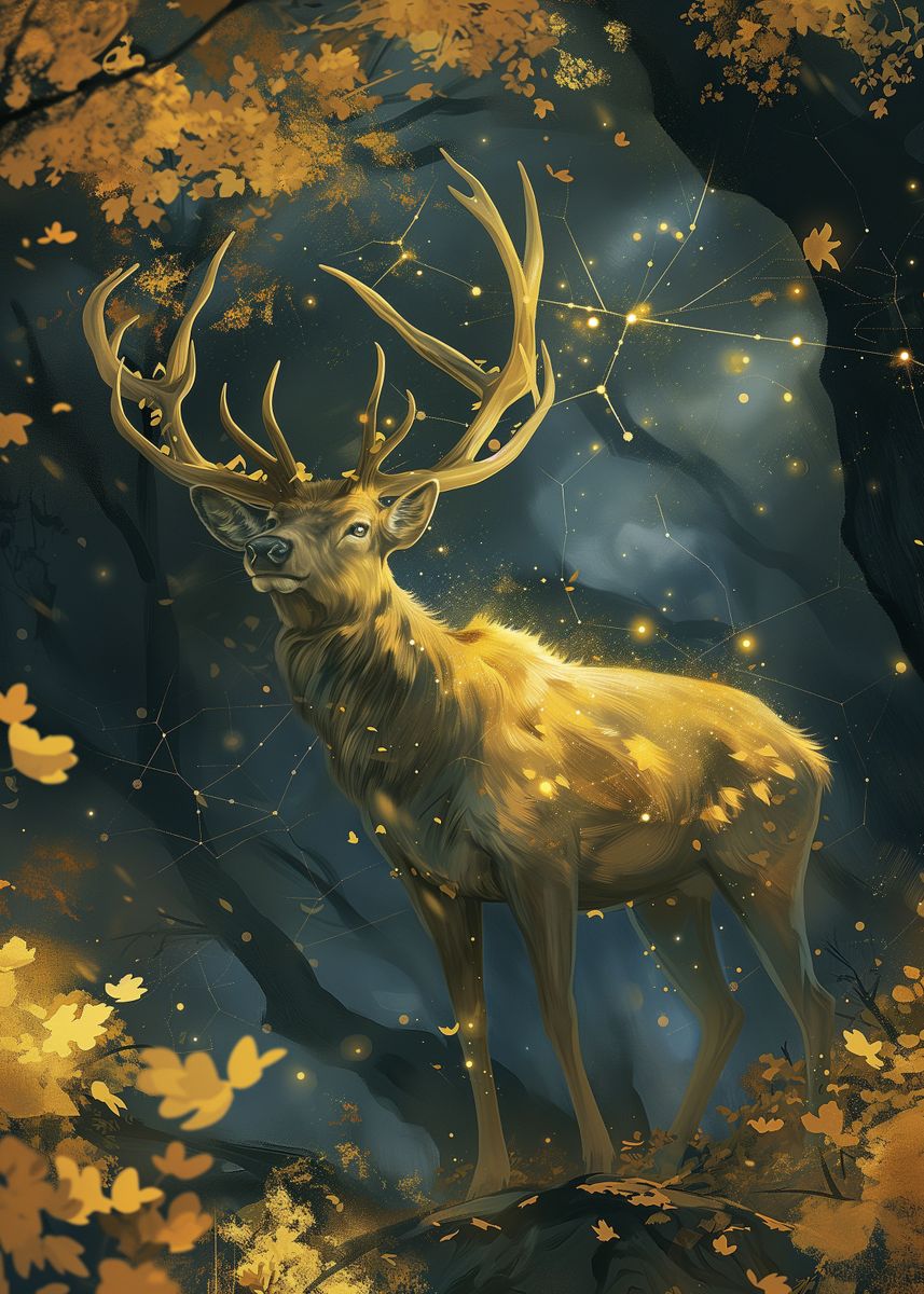 'Zodiac Constellations' Poster, picture, metal print, paint by Davia ...