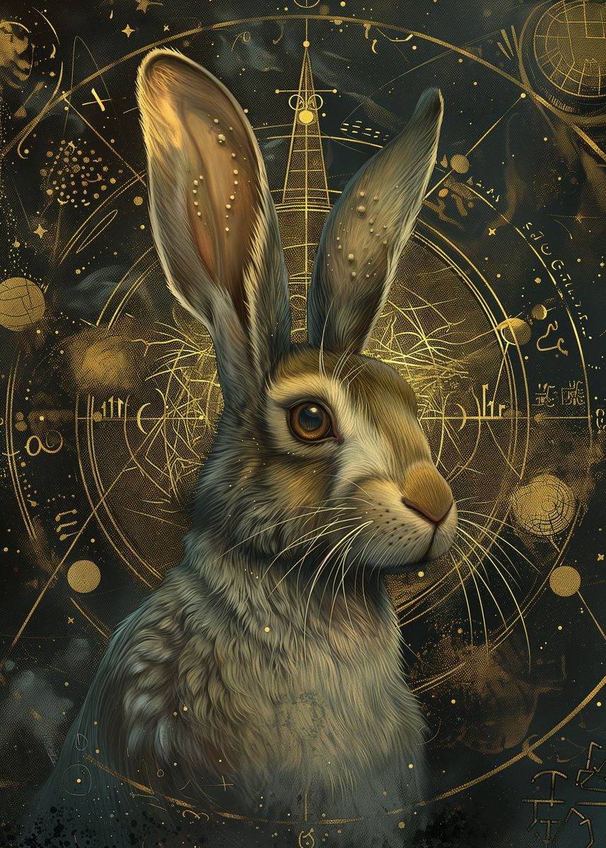 'Celestial Symbols' Poster, picture, metal print, paint by Davia ...