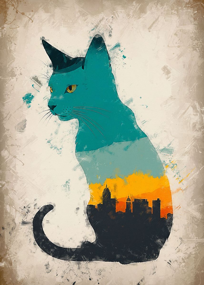 'City Catwalk' Poster, picture, metal print, paint by FlyingBlade ...