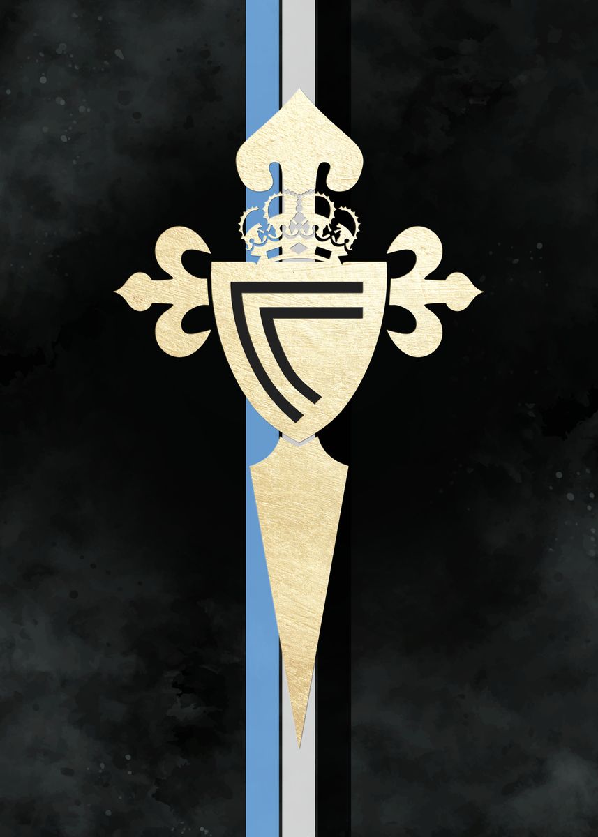 'RC Celta Fortuna' Poster, picture, metal print, paint by Luke Vassel ...