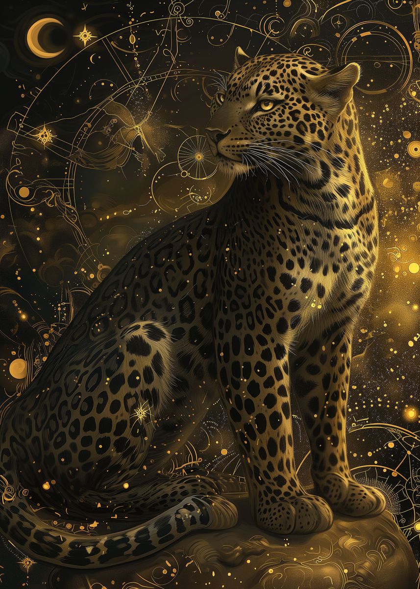 'Heavenly Zodiacs' Poster, picture, metal print, paint by Davia Jleeyah ...