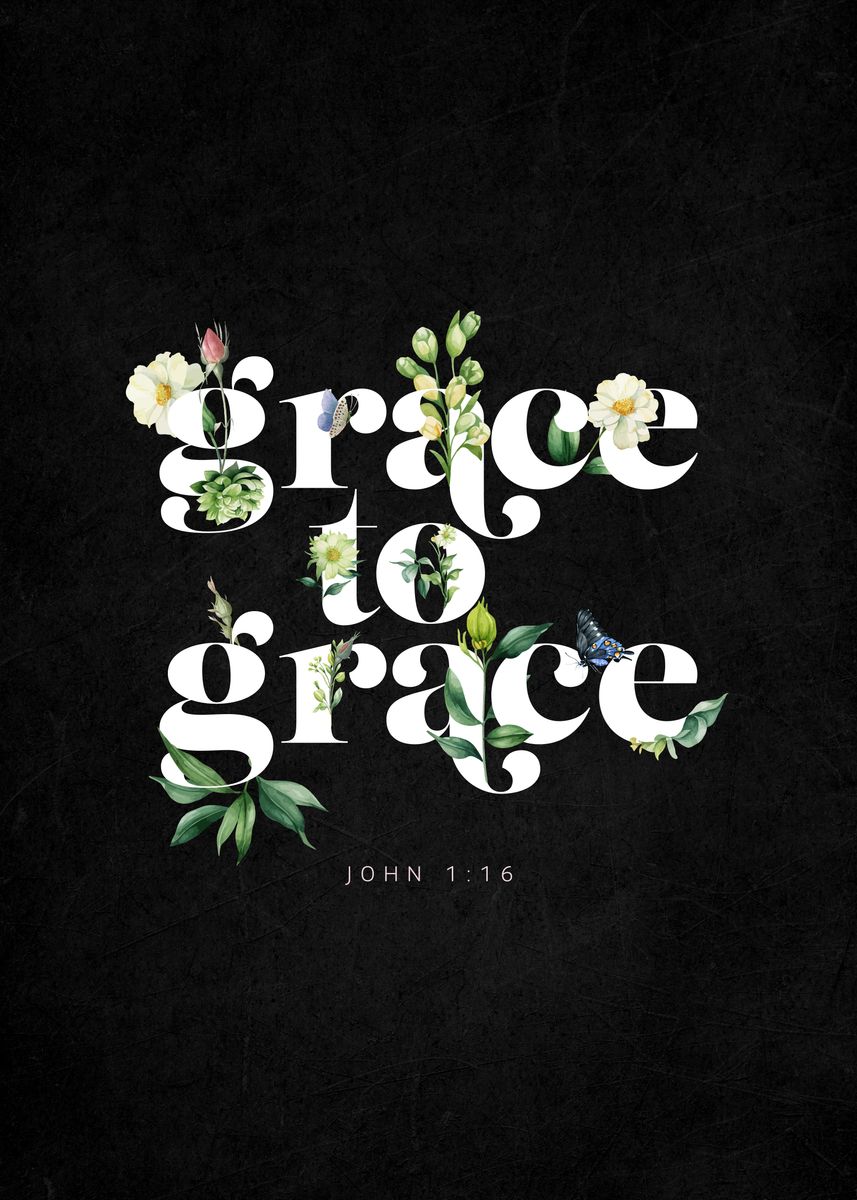 'Grace to Grace' Poster, picture, metal print, paint by Mark Anderson ...