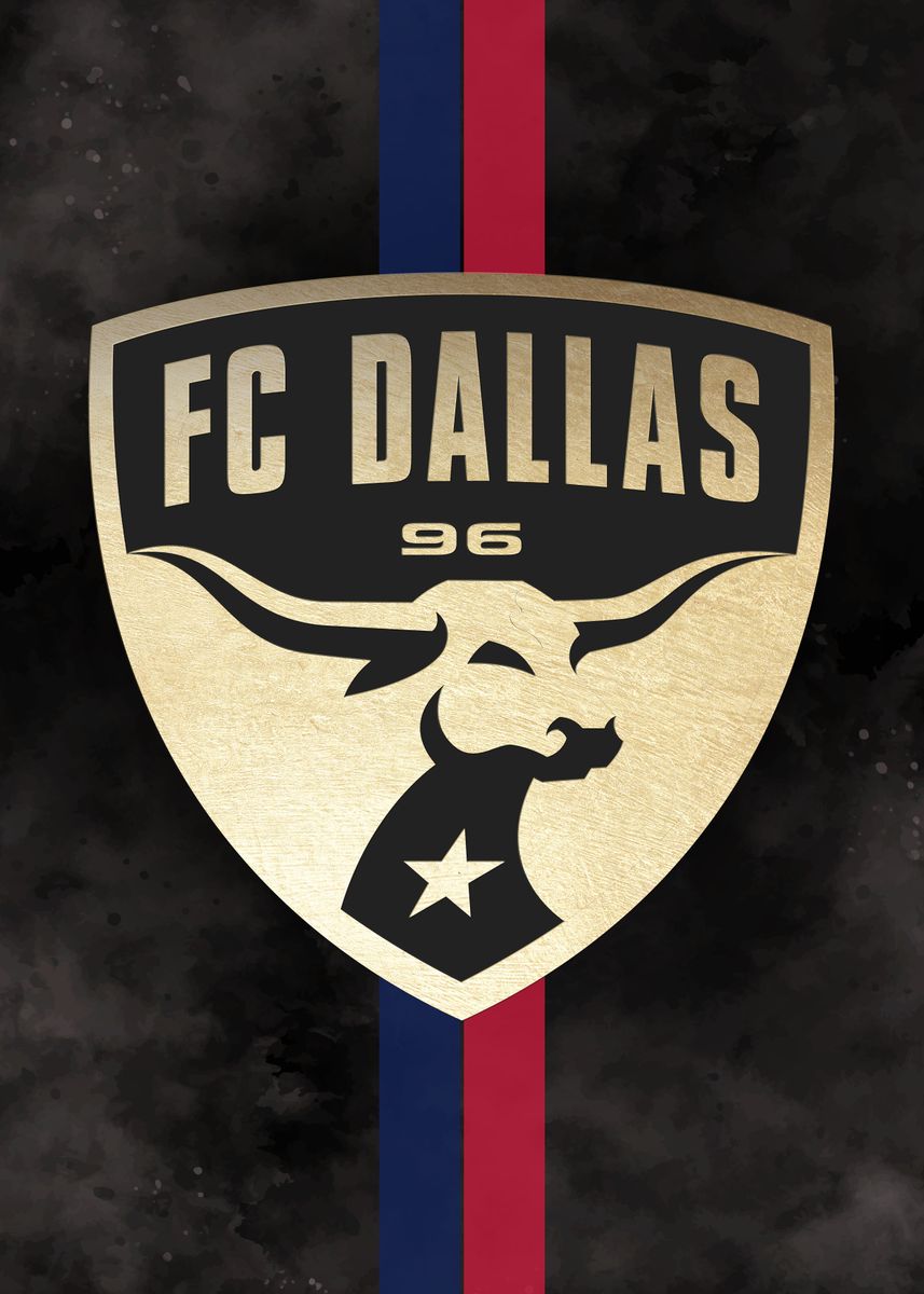 'FC Dallas' Poster, picture, metal print, paint by Luke Vassel | Displate