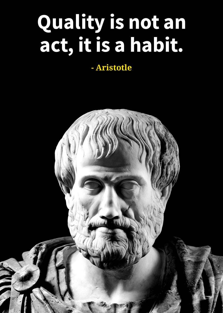 'Aristotle quotes ' Poster, picture, metal print, paint by Yoshhhh ...
