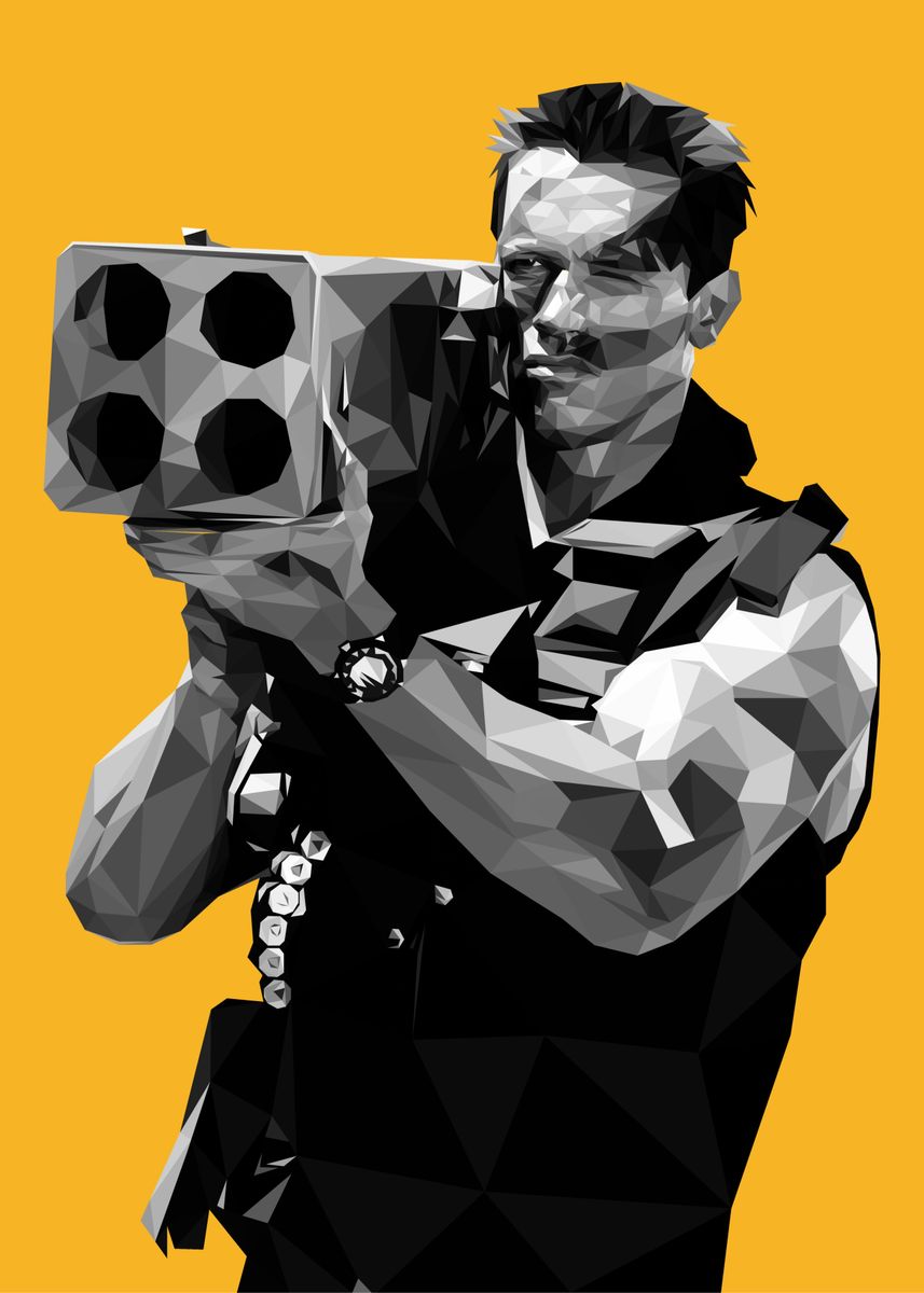 'commando' Poster, picture, metal print, paint by Black Friday sale ...
