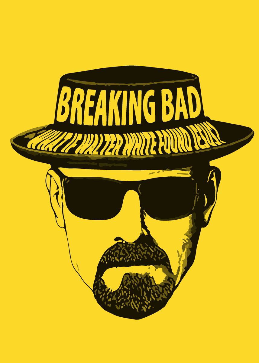 'Breaking Bad Walter White' Poster, picture, metal print, paint by ...