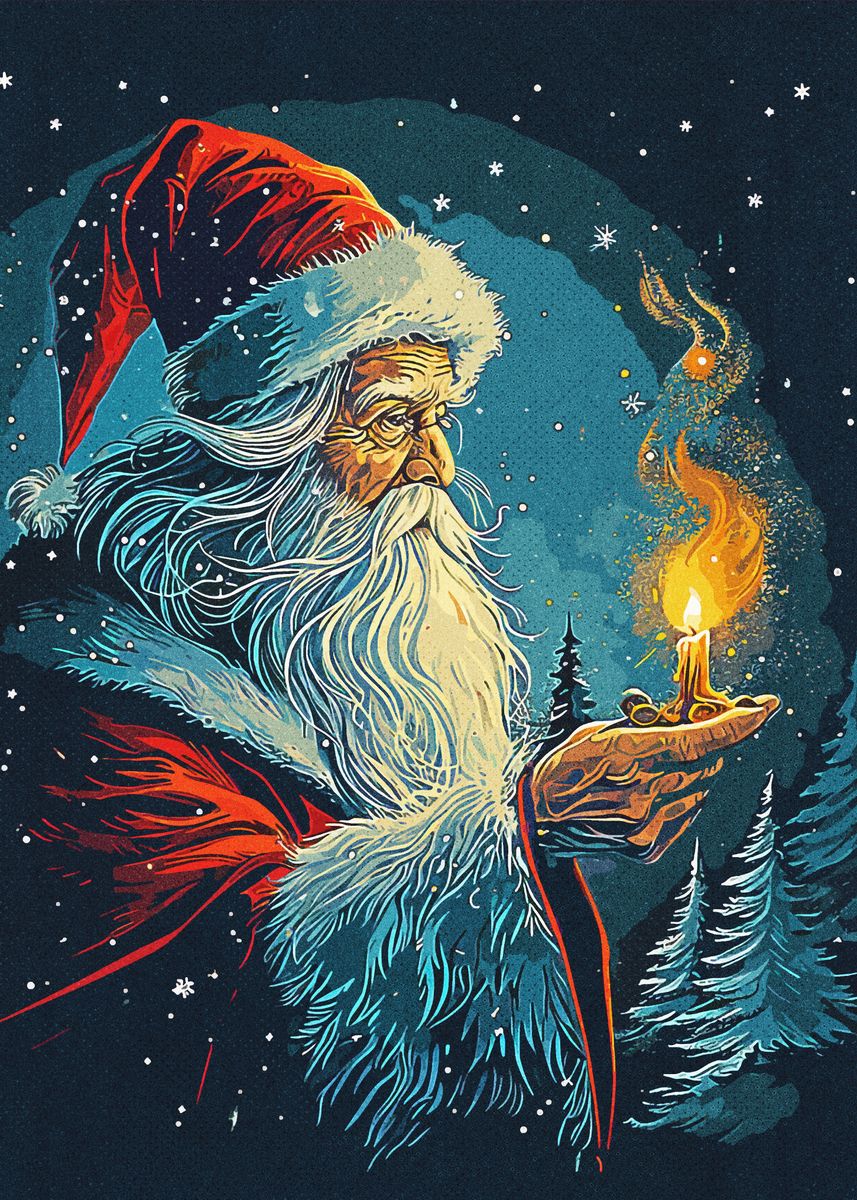 'Christmas Magic' Poster, picture, metal print, paint by Coffee Design ...