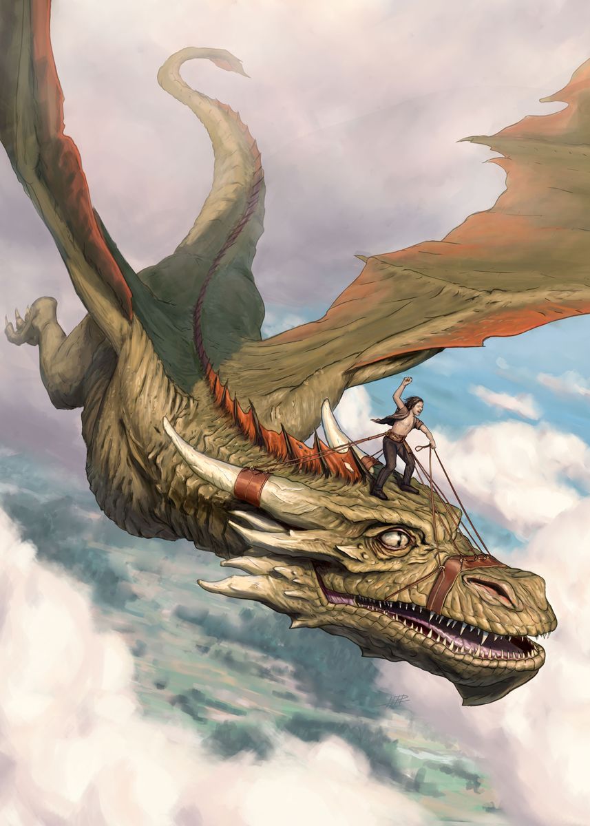 'The first flight' Poster, picture, metal print, paint by JuanPedro ...