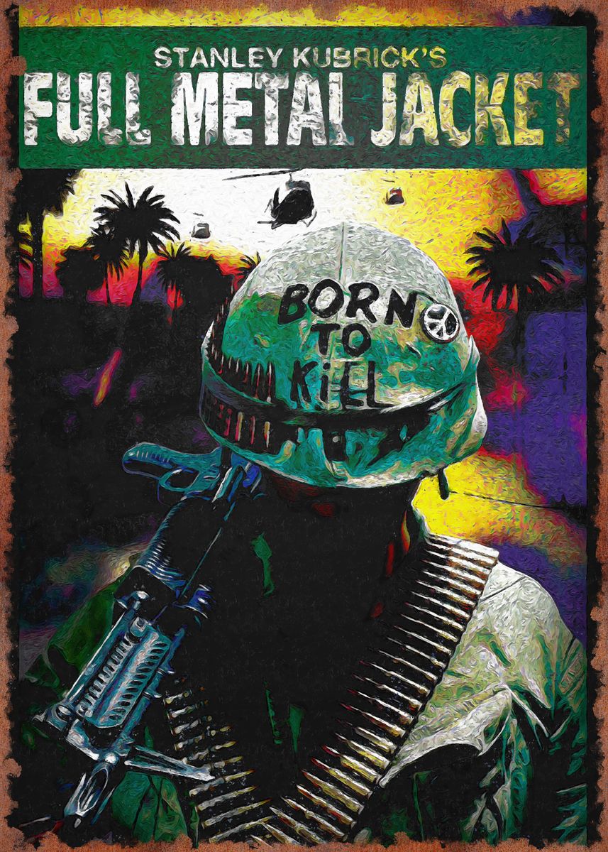 'full metal jacket' Poster, picture, metal print, paint by Top ...