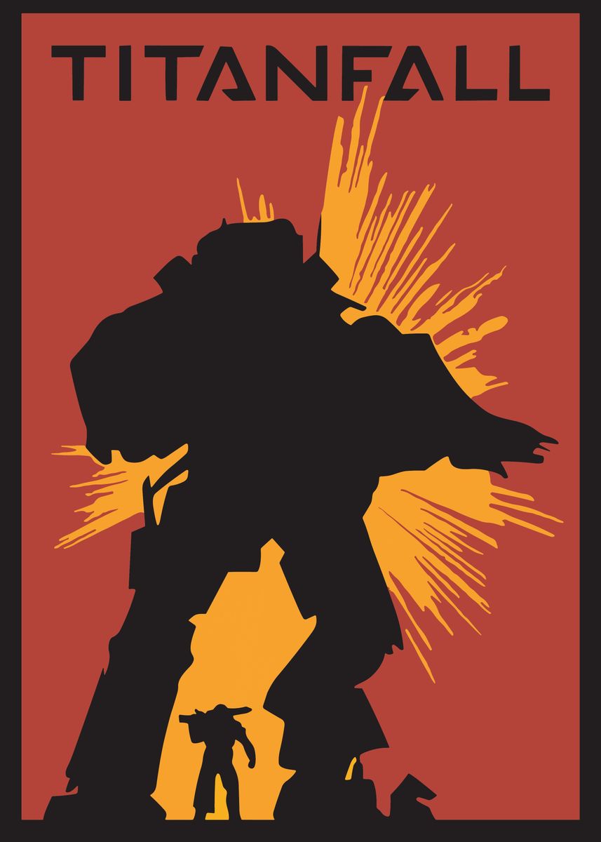 'Titanfall Gaming Art' Poster, picture, metal print, paint by Juna ...
