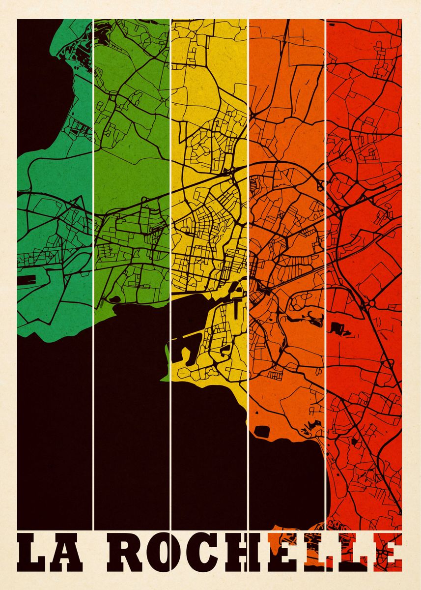 'La Rochelle France' Poster, picture, metal print, paint by Ryan ...