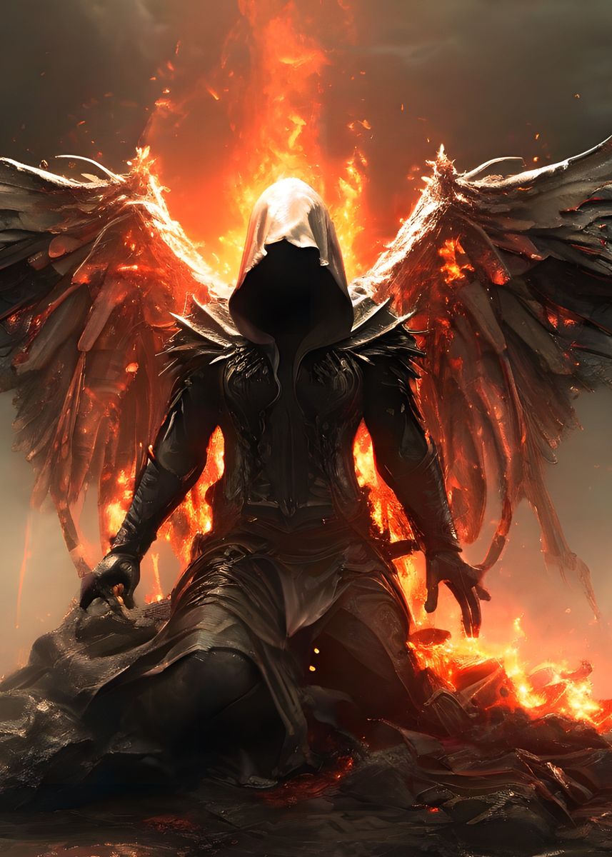 'death angel' Poster, picture, metal print, paint by Gaidavuka | Displate