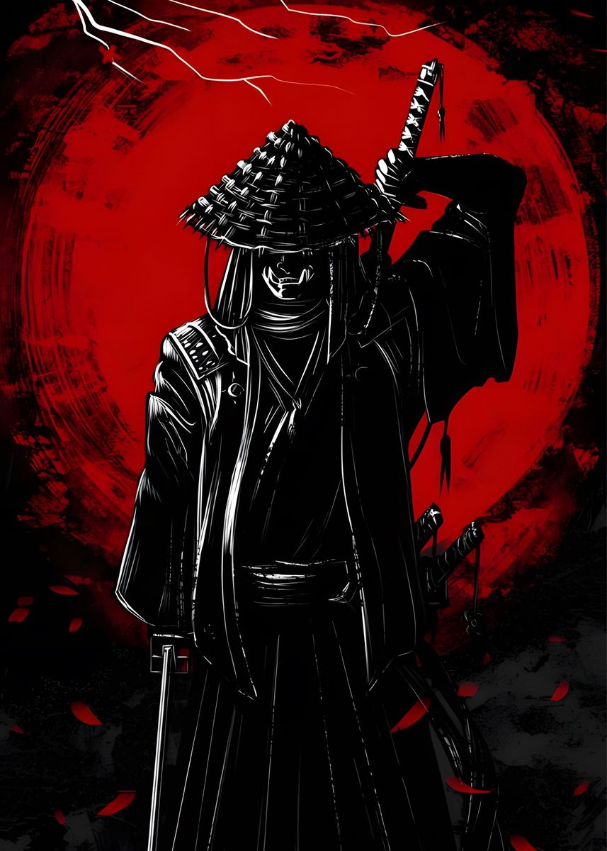 'Horror Samurai ' Poster, picture, metal print, paint by thomas1 arfik ...