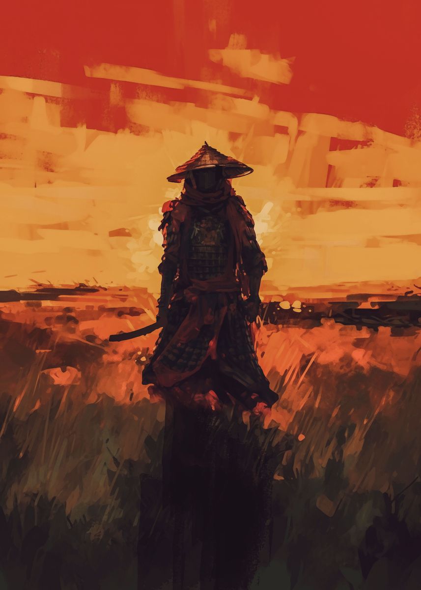 'Ronin' Poster, picture, metal print, paint by AndrejZT | Displate