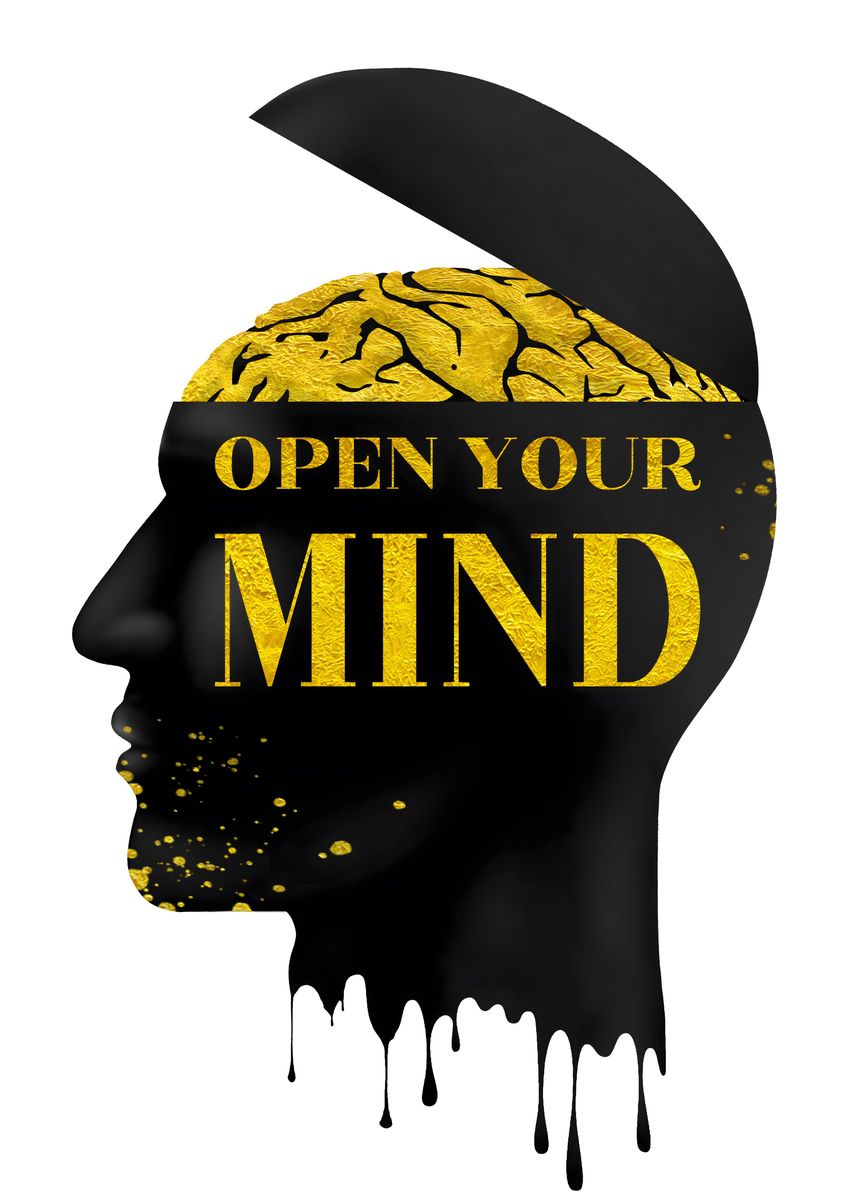 'Open Your Mind' Poster, picture, metal print, paint by zuhaib hashim ...