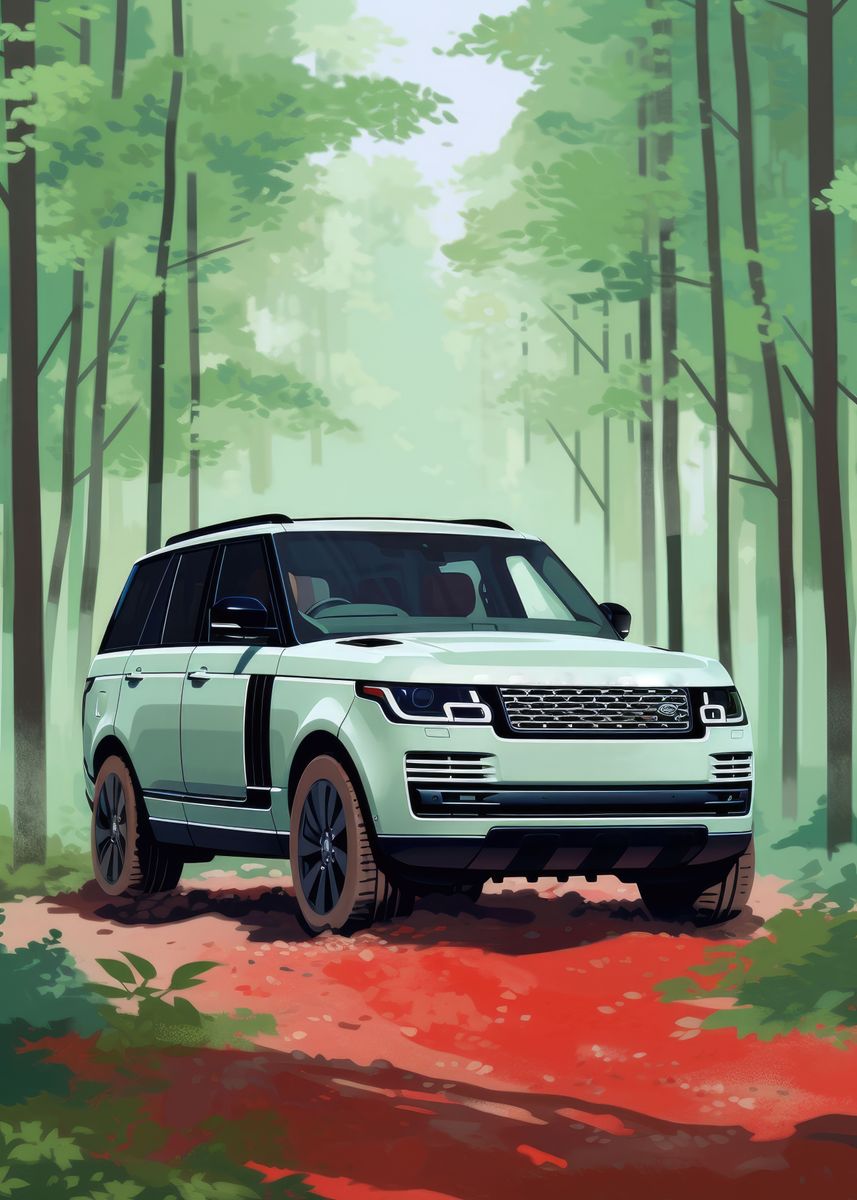 'Range Rover' Poster, picture, metal print, paint by Shaon Khalid ...