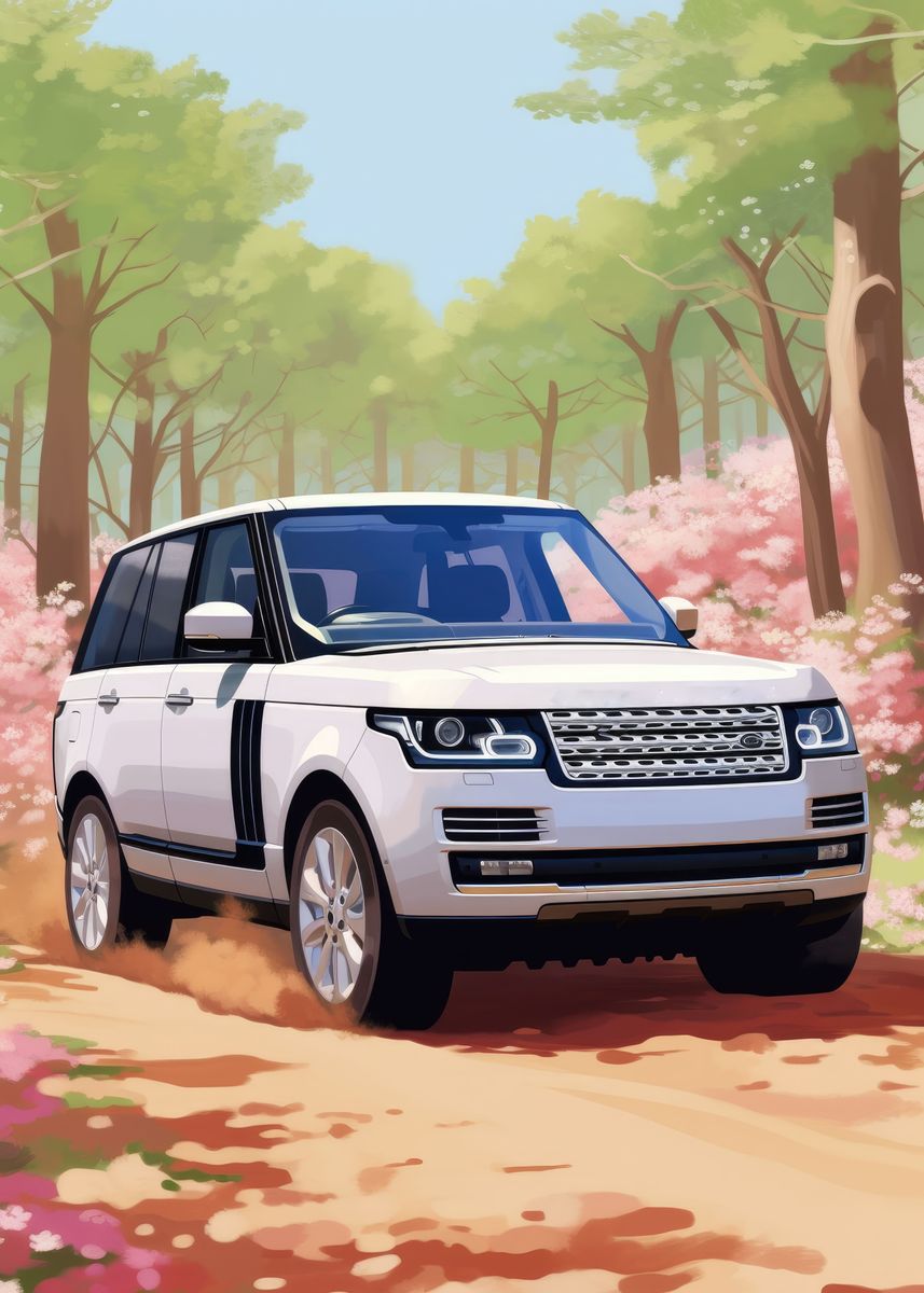 'Range Rover' Poster, picture, metal print, paint by Shaon Khalid ...