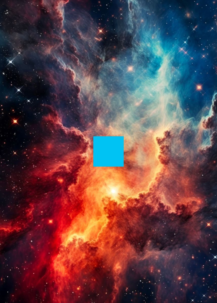 'ZIMA BLUE Sun Flower' Poster, picture, metal print, paint by Antonio ...