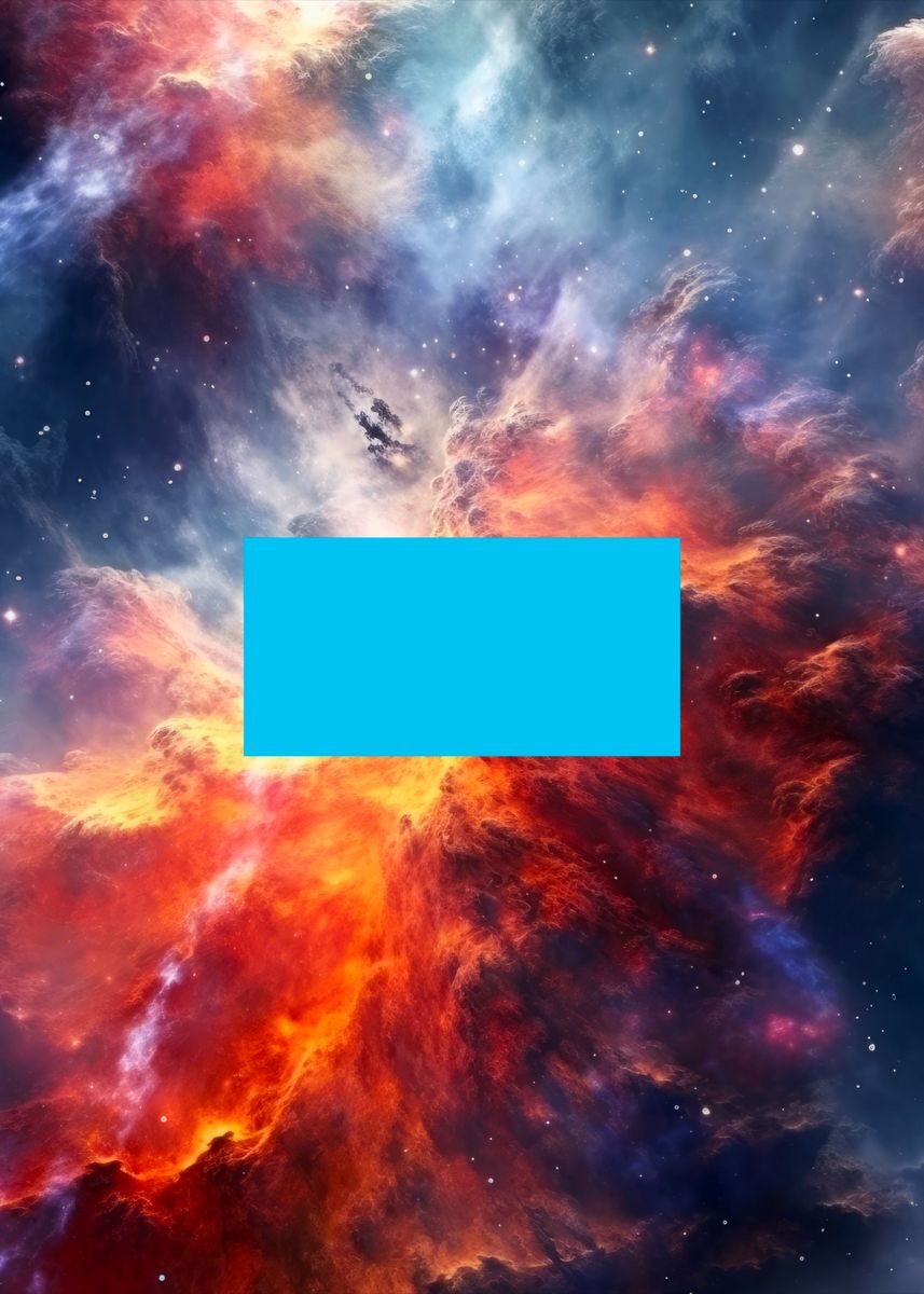 'ZIMA BLUE Eridanus' Poster, picture, metal print, paint by Antonio ...