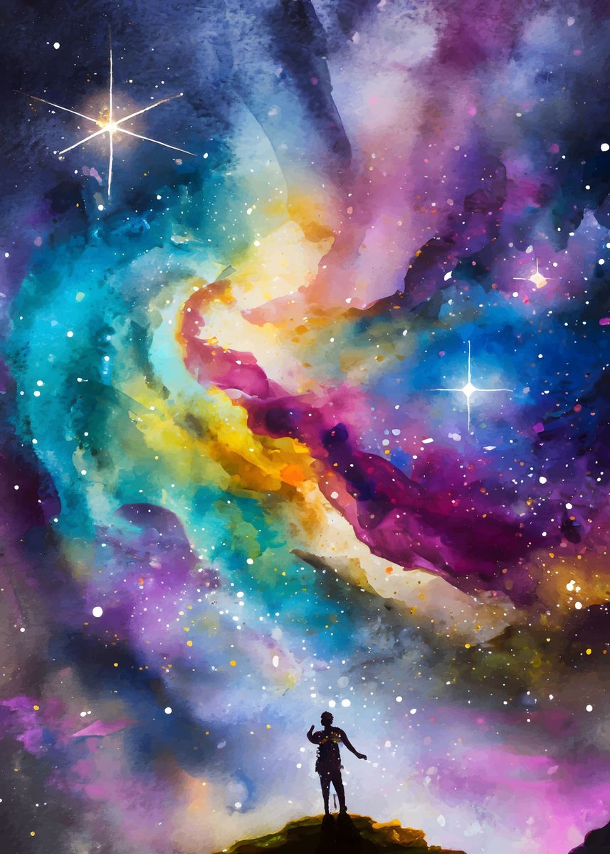 'vibrant ' Poster, picture, metal print, paint by best art | Displate