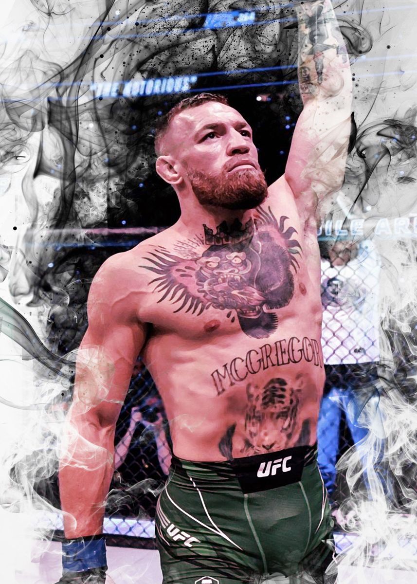 'Connor Mcregor' Poster, picture, metal print, paint by Kuroneko Cadet ...