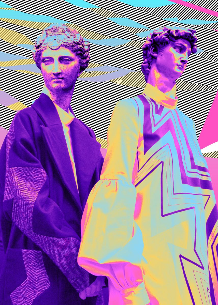 'Retro Style' Poster, picture, metal print, paint by Ro | Displate