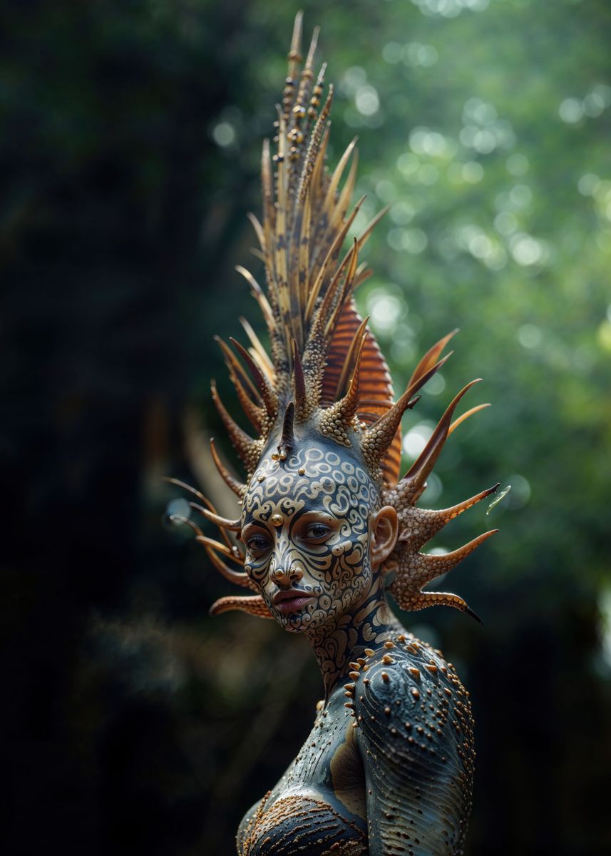 'Mystic Realm Sovereign' Poster, picture, metal print, paint by David ...