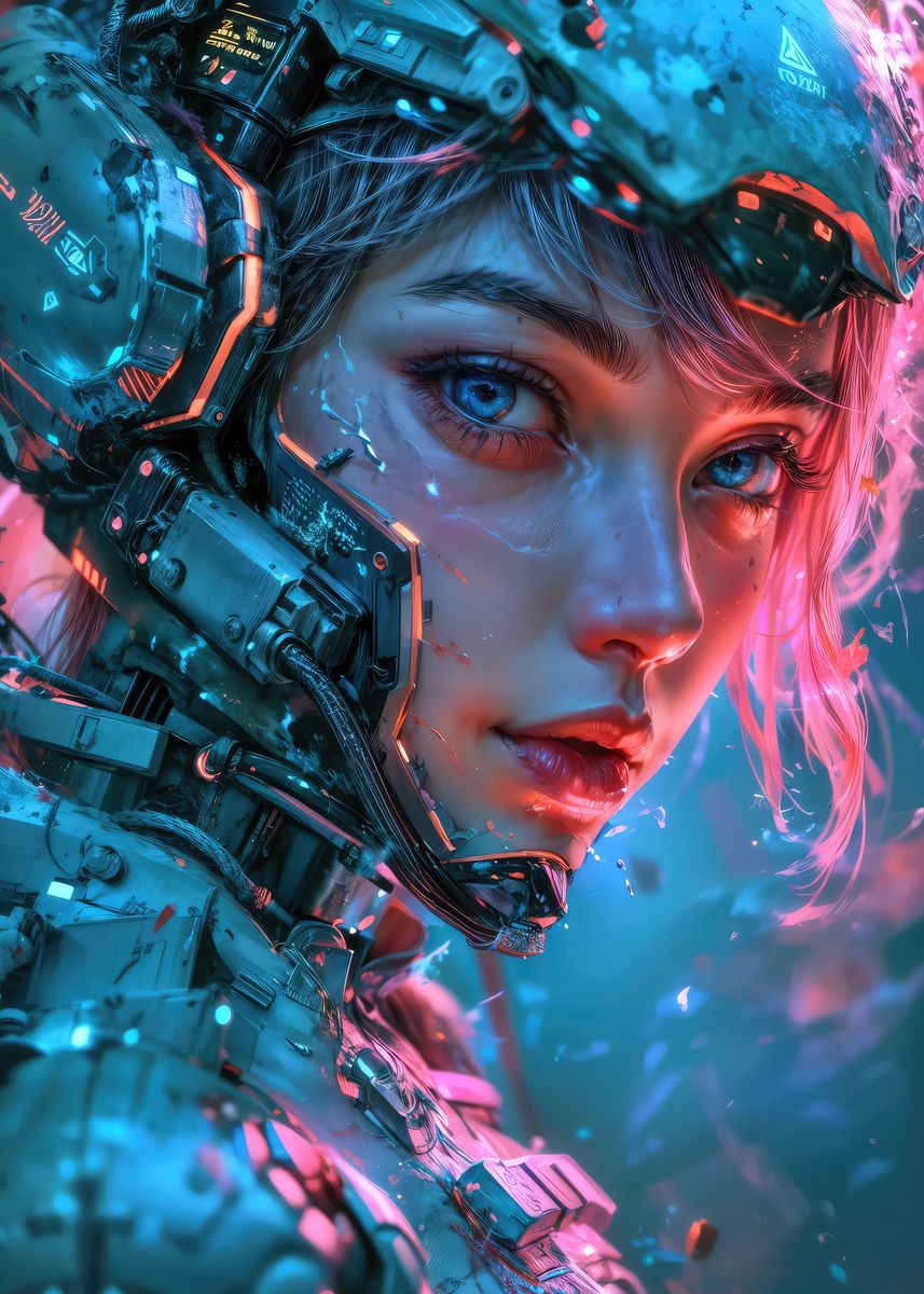 'Ethereal Machine' Poster, picture, metal print, paint by Xi Designs ...