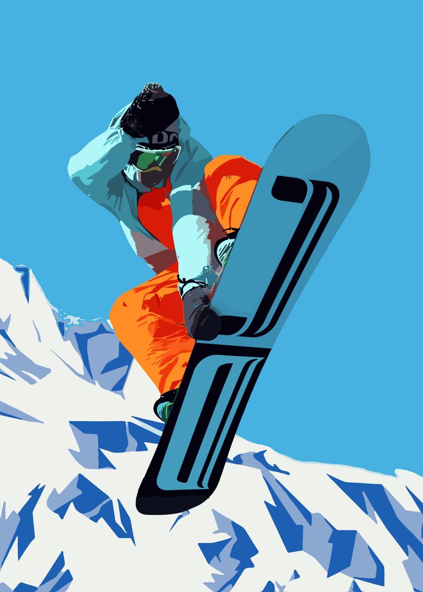 'Freestyle ' Poster, picture, metal print, paint by CRAFTSSSTUDIO ...